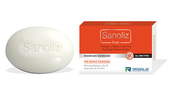 SANOLIZ SOAP 75 GM| Antibacterial Soap-For Clean & Healthy Skin ...