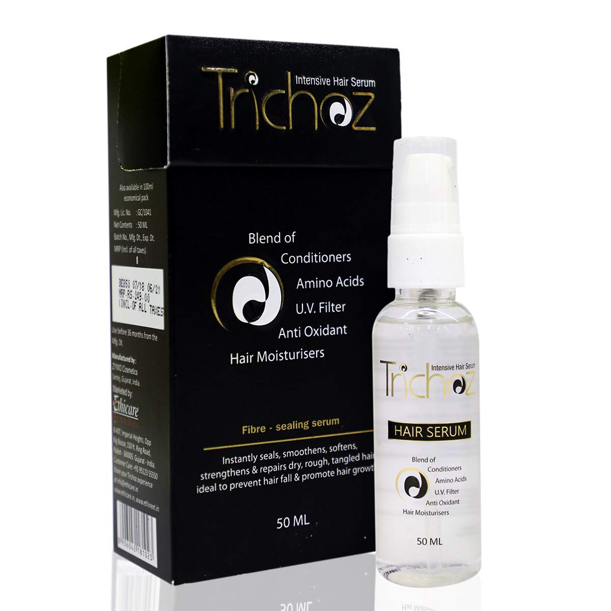 Trichoz Hair Growth Serum – Solve Hair Fall & Dry Damaged Hair ...